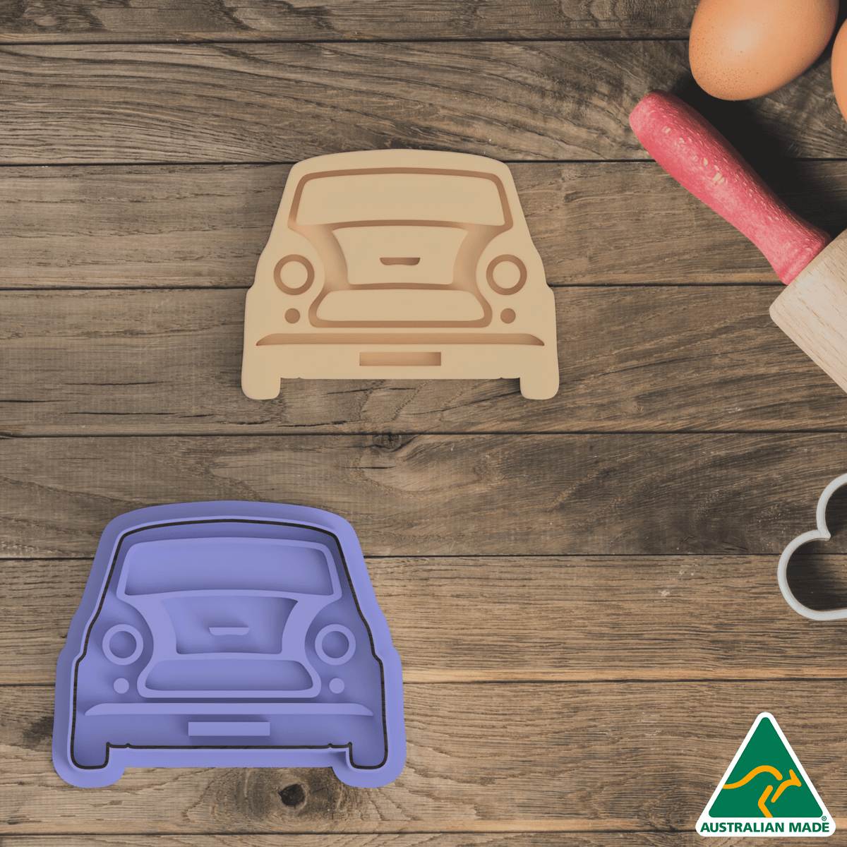 Mini Cooper Cookie Cutter and Embosser Stamp